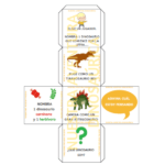Juego de Dados Animales y Dinosaurios | Nuestra Aventura Dinosaúrica